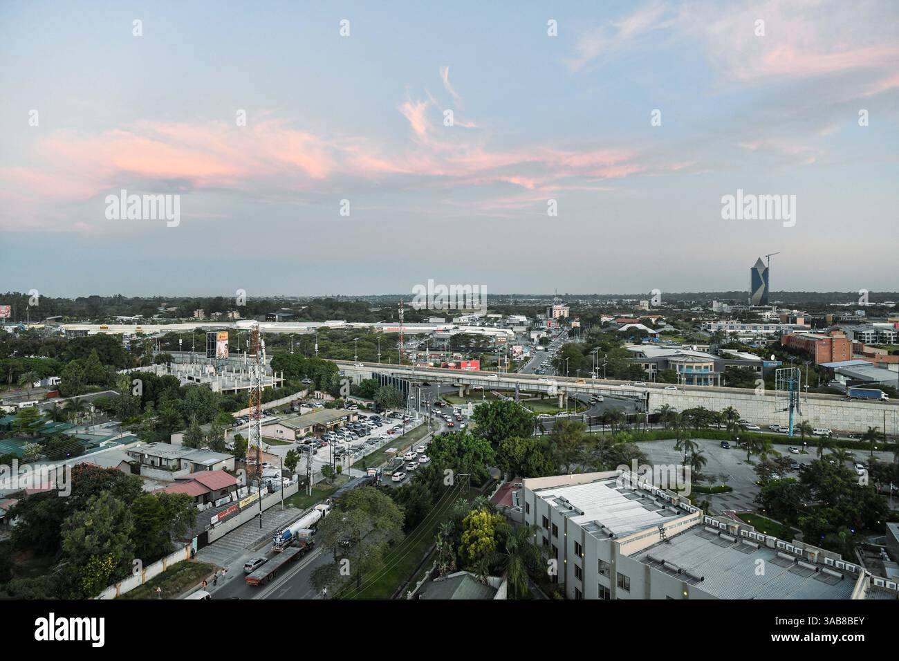 Lusaka. 25th Mar, 2025. This photo taken on March 25, 2025 shows a view ...