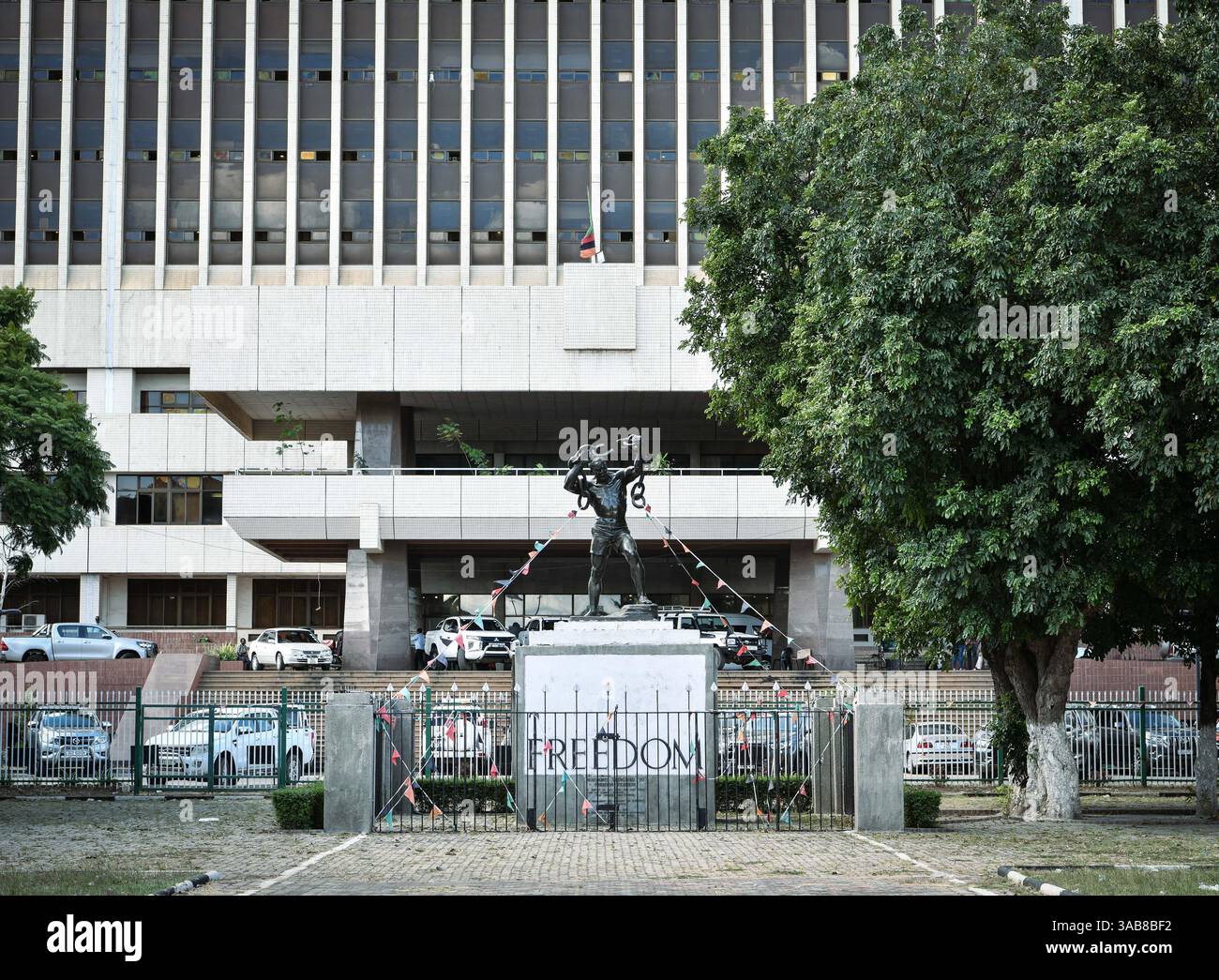 Lusaka. 31st Mar, 2025. This photo taken on March 31, 2025 shows the ...
