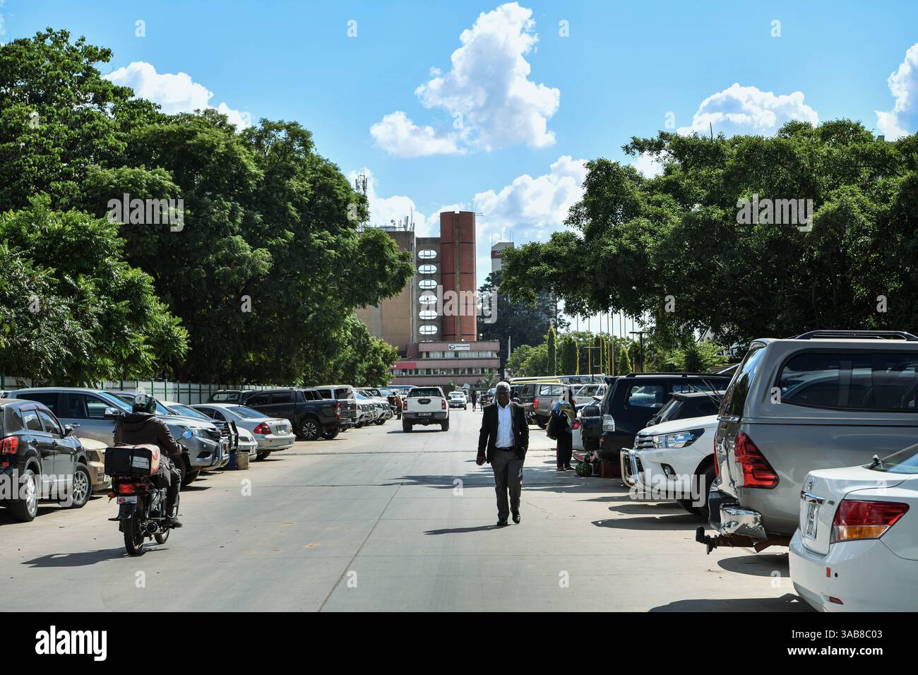 Lusaka. 31st Mar, 2025. This photo taken on March 31, 2025 shows a view ...