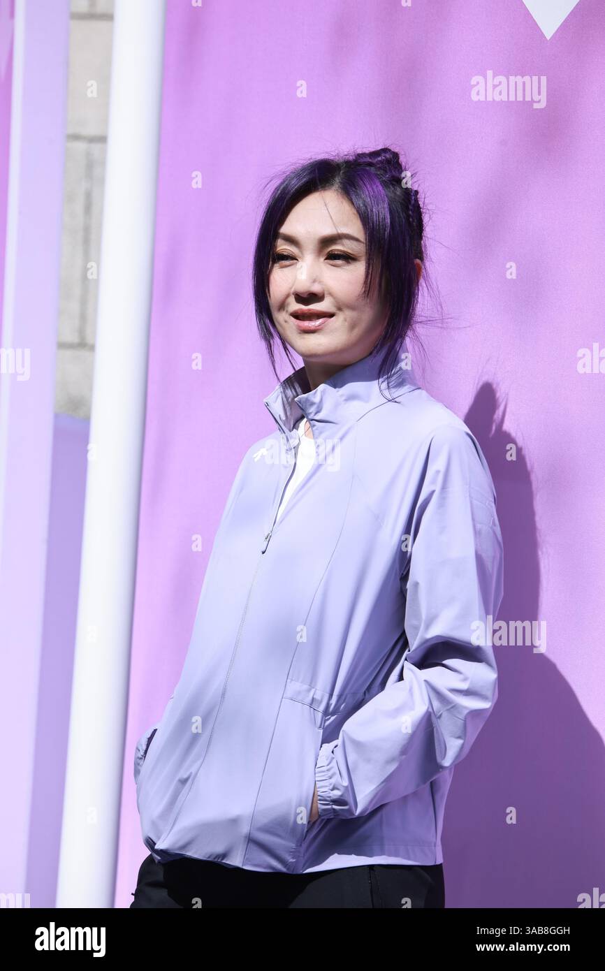 Hong Kong actress and Cantopop diva Miriam Yeung attends an activity in ...