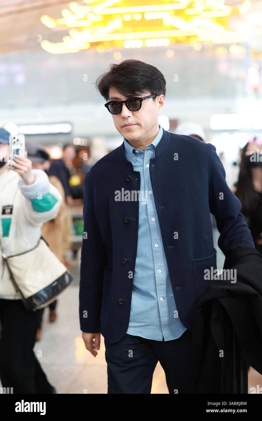Chinese actor Jin Dong attends an activity in Beijing, China, 30 March ...