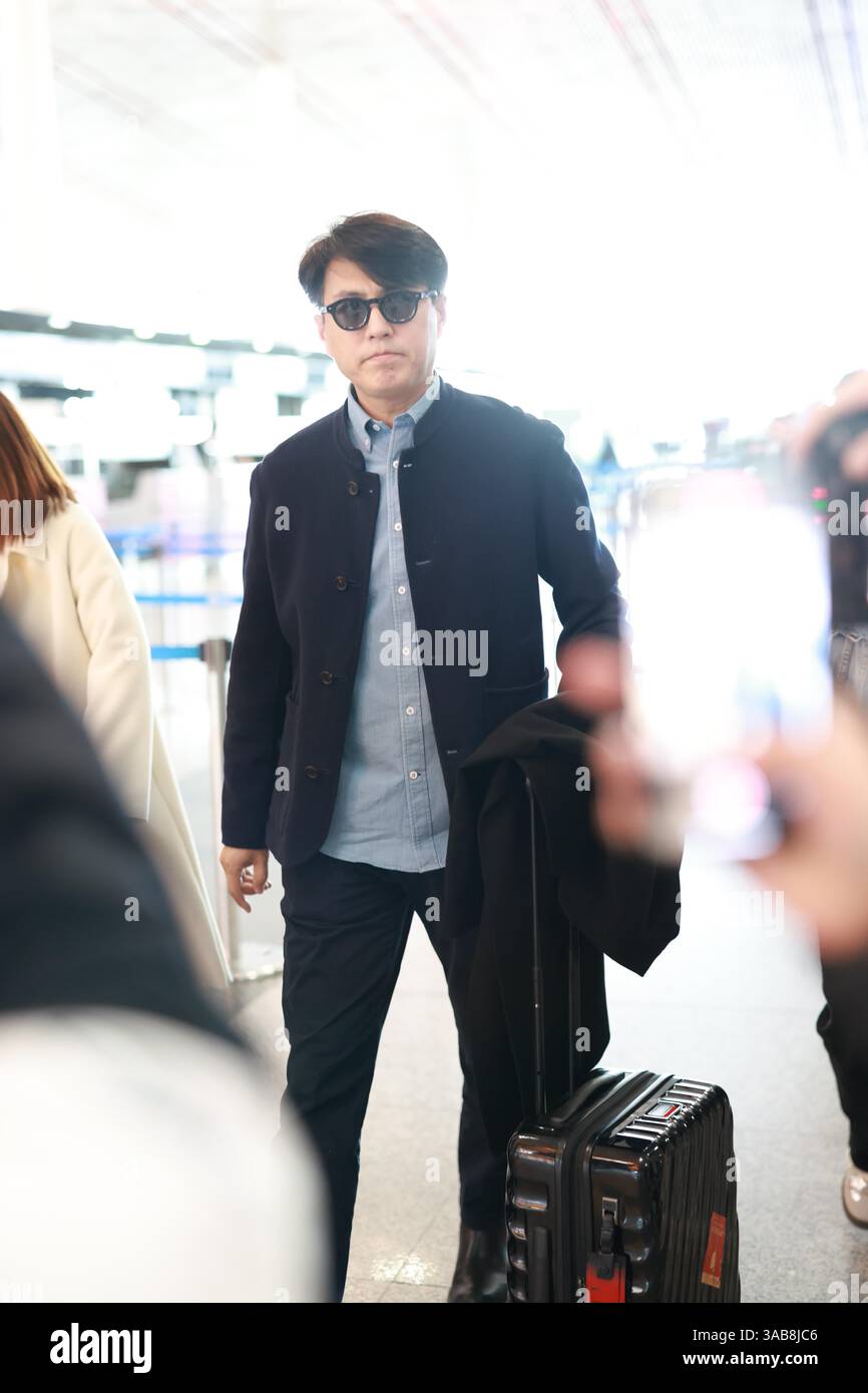 Chinese actor Jin Dong attends an activity in Beijing, China, 30 March ...