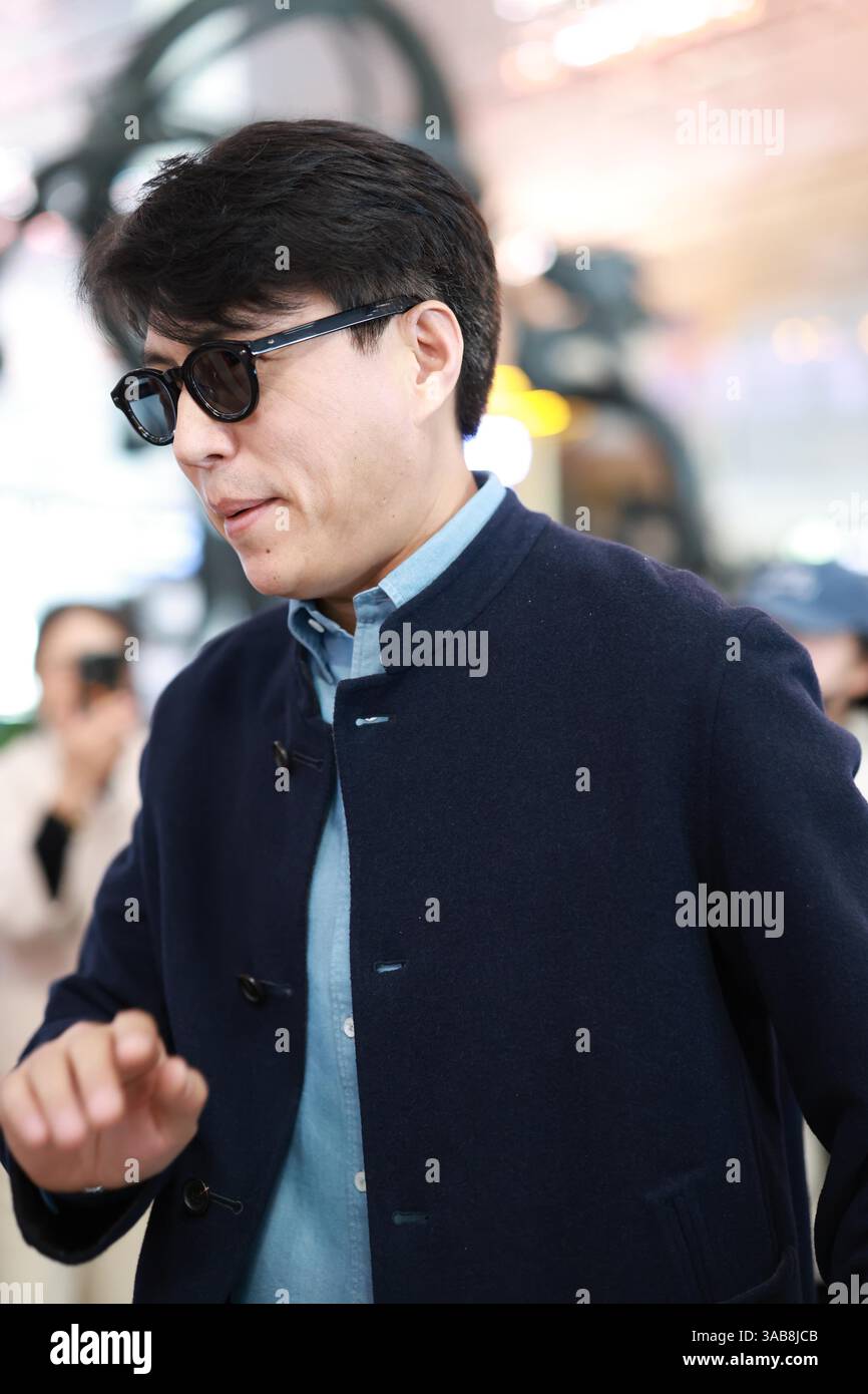 Chinese actor Jin Dong attends an activity in Beijing, China, 30 March ...