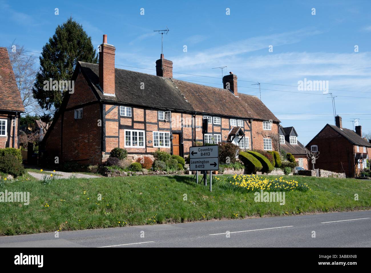 Stoneleigh village in spring, Warwickshire, England, UK Stock Photo - Alamy