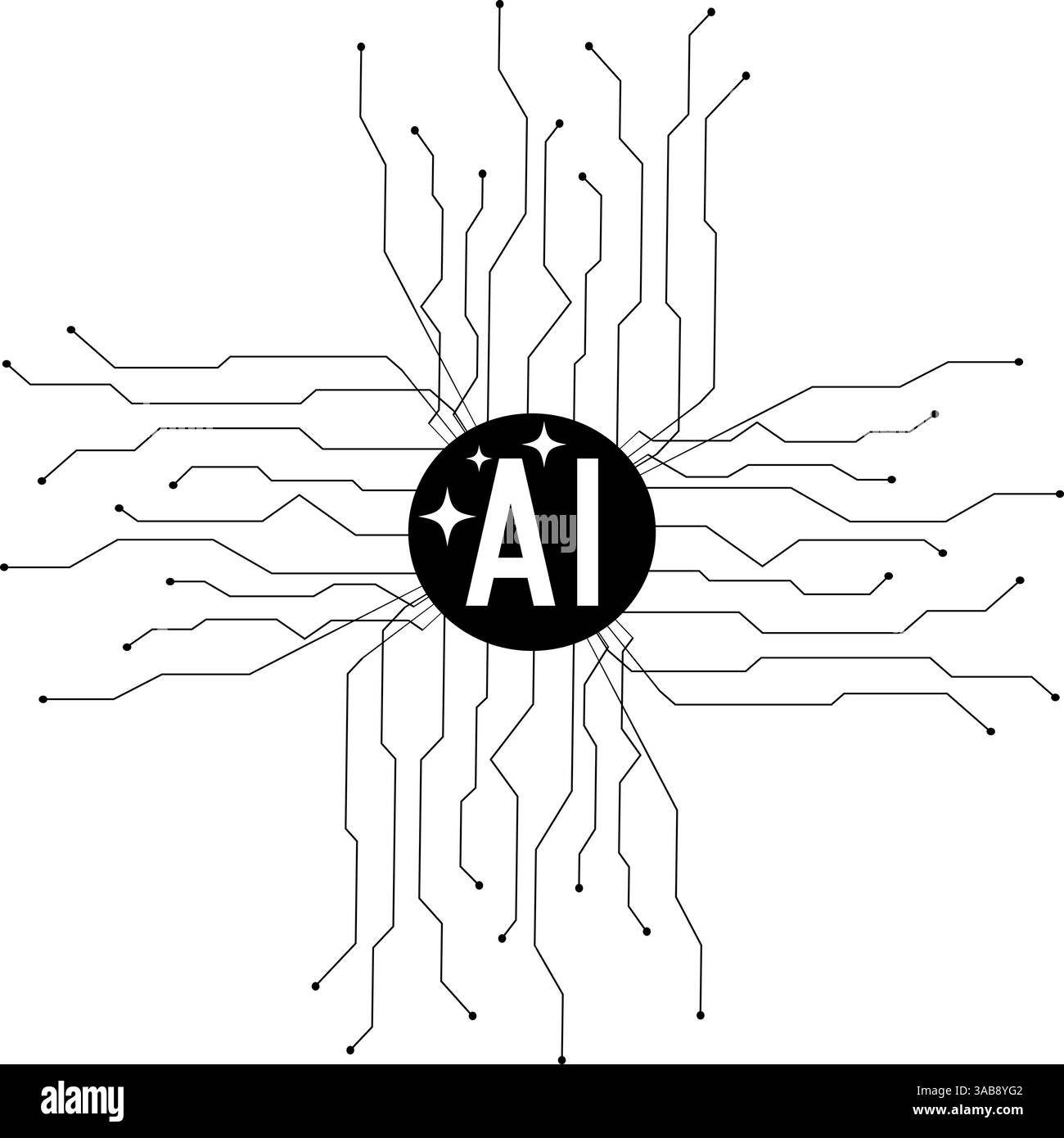 Illustration about artificial intelligence Stock Vector Image & Art - Alamy