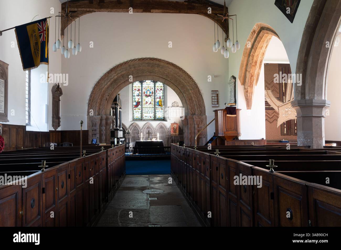 St. Mary`s Church, Stoneleigh, Warwickshire, England, UK Stock Photo ...