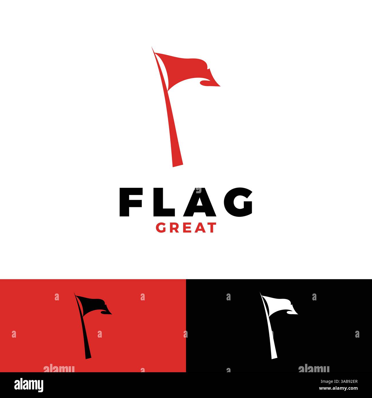 Car with independence flag Stock Vector Images - Alamy