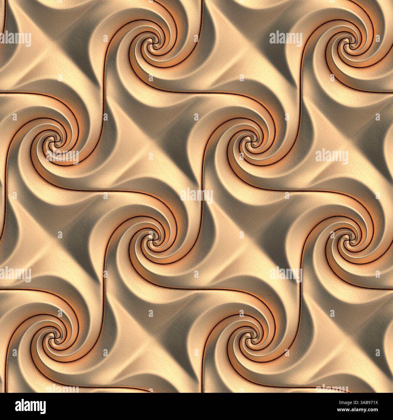 A high-quality image of a seamless pattern featuring 3D geometric ...