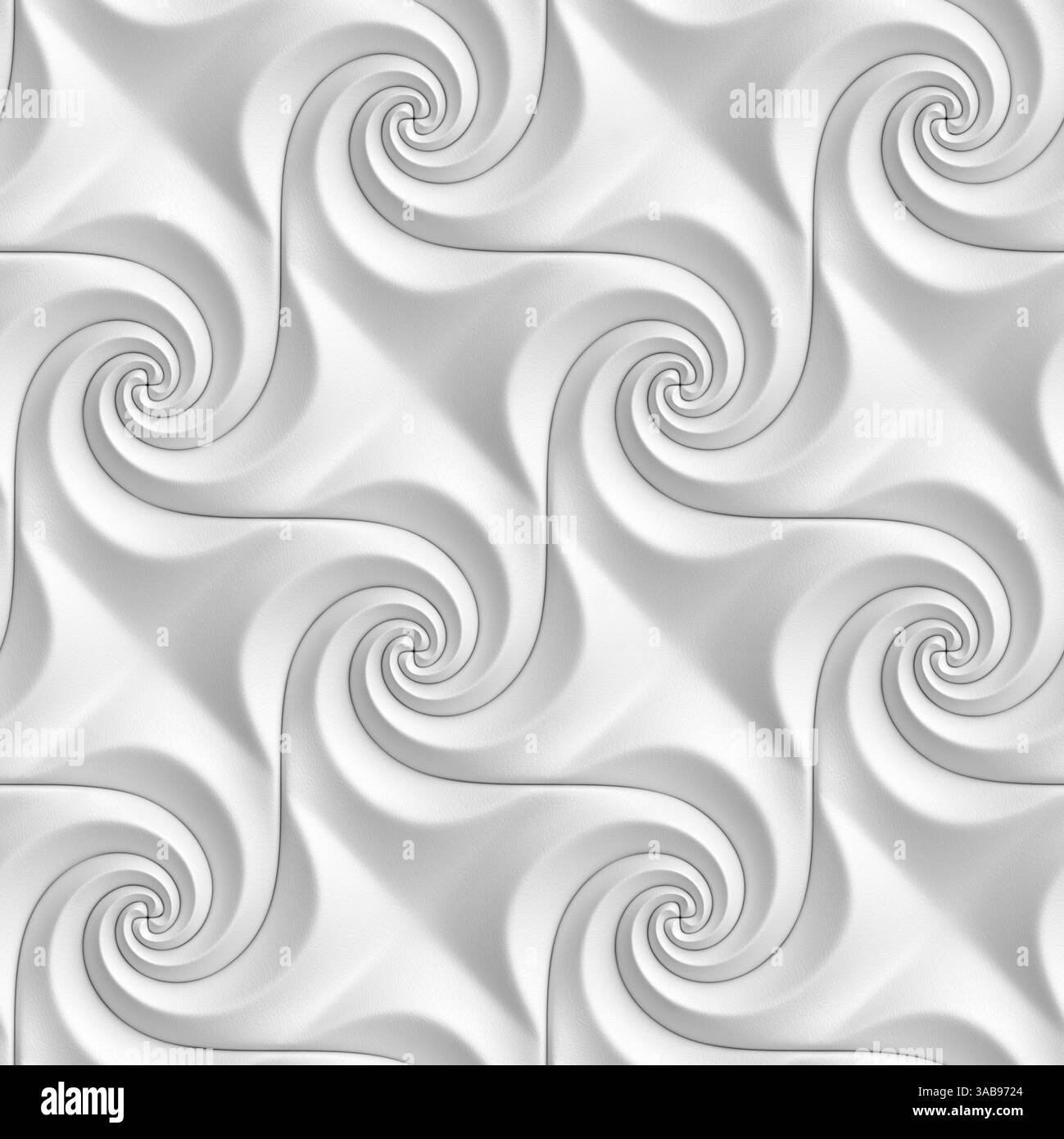 Geometric 3d illustration featuring seamless swirl patterns, ideal for ...