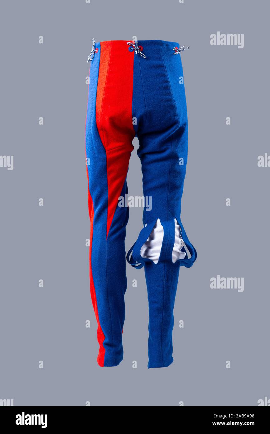 Colorful Medieval Wool Hose with Unique Design. Eye-catching legwear ...