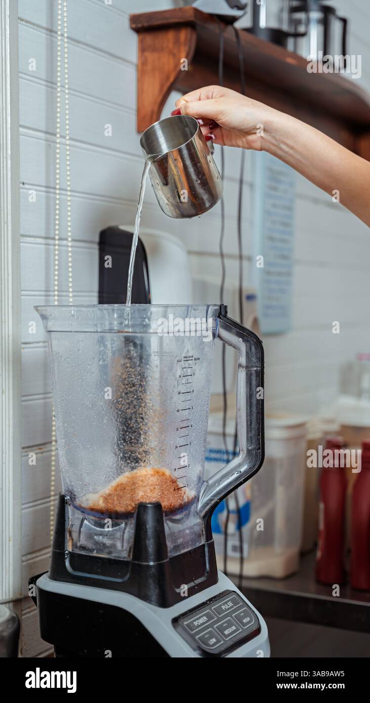 Glass pitcher filled brewing coffee hi-res stock photography and images ...