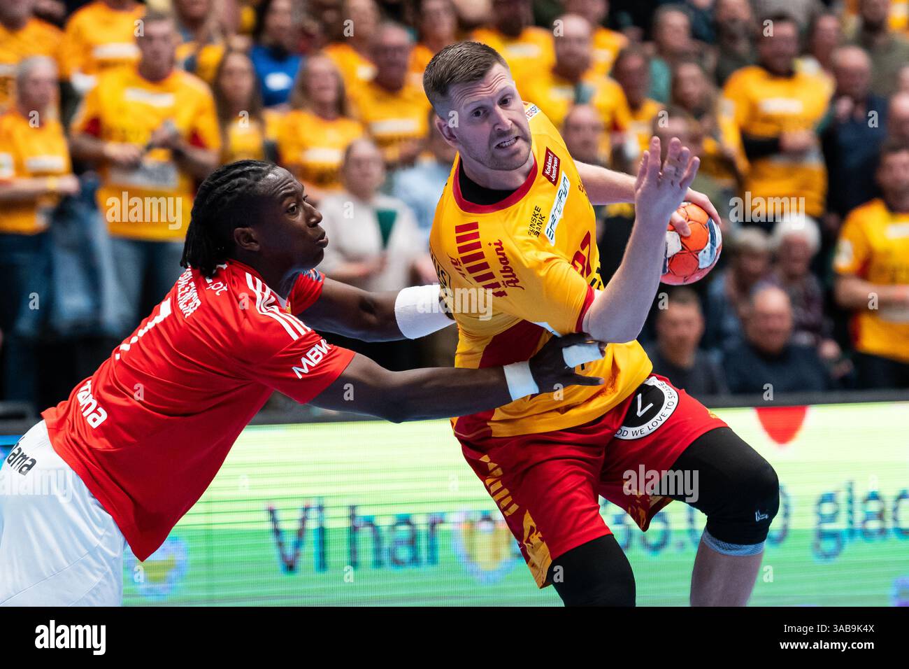 Svendborg, Denmark. 01st Apr, 2025. Linus Persson (37) of GOG seen ...