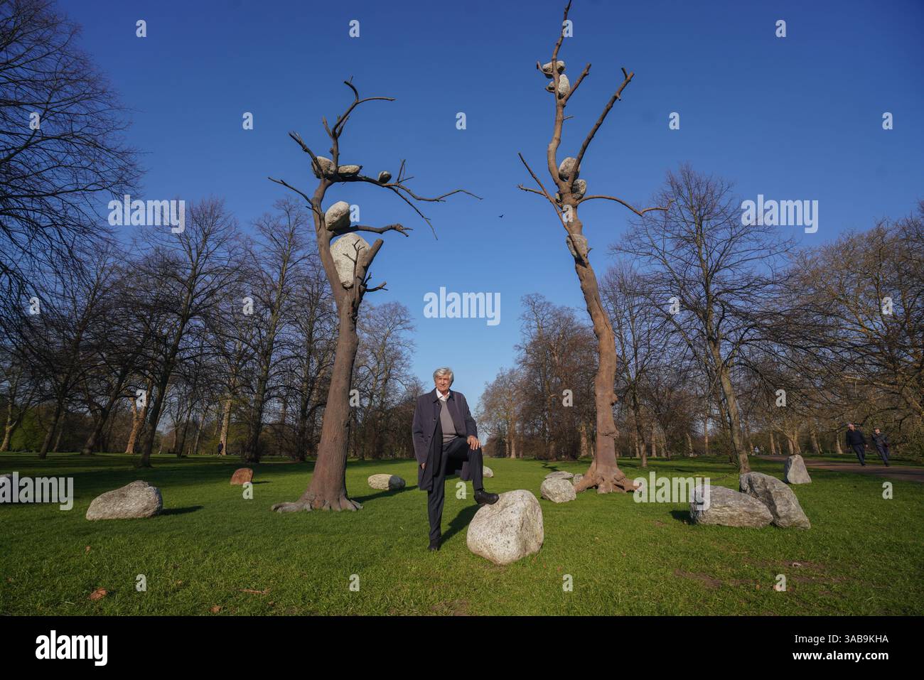 London, UK 2 April 2025. Image: Guiseppe Penone (pictured) with Ideas ...