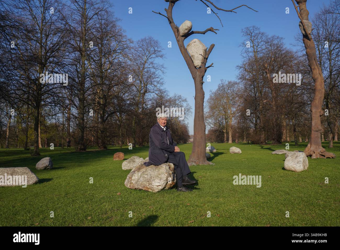London, UK 2 April 2025. Image: Guiseppe Penone (pictured) with Ideas ...