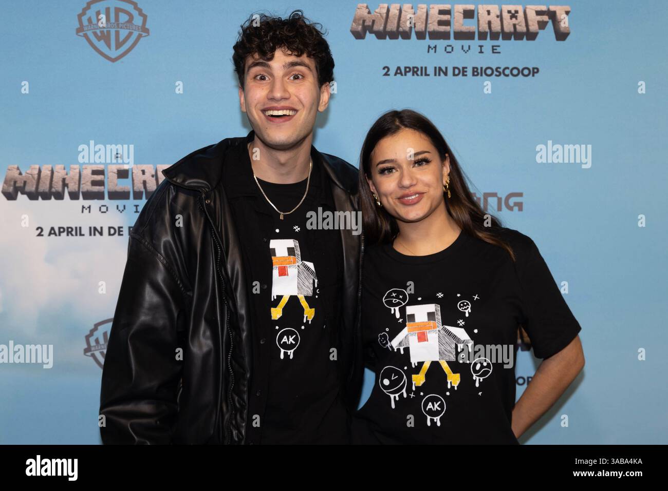 A Minecraft Movie Premiere AMSTERDAM, NETHERLANDS - APRIL 1: Alex Klein ...