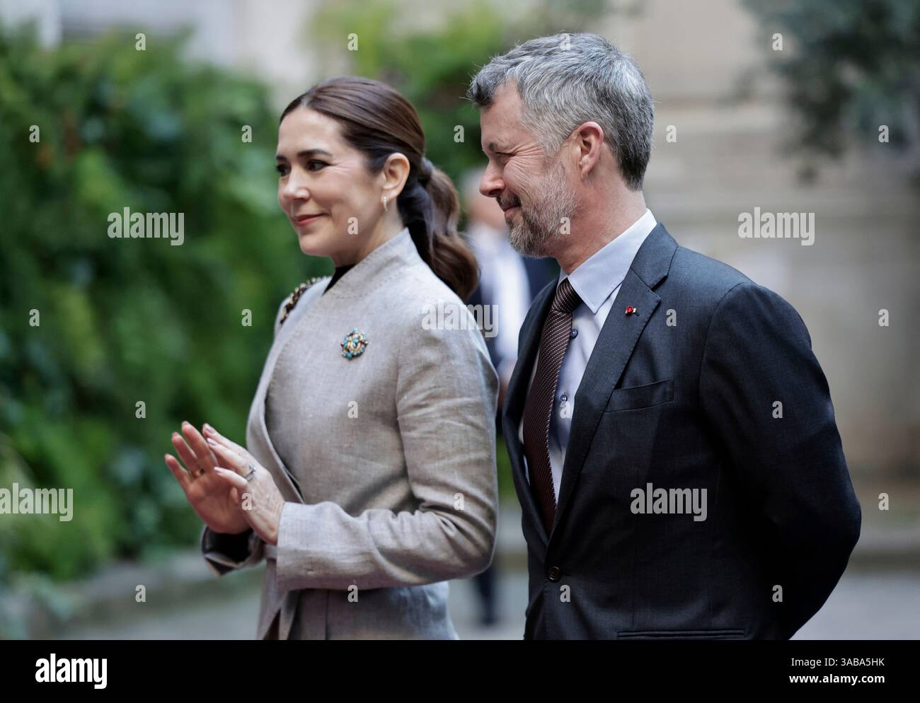 King Frederik X and Queen Mary of Denmark arrive at the City Hall ...