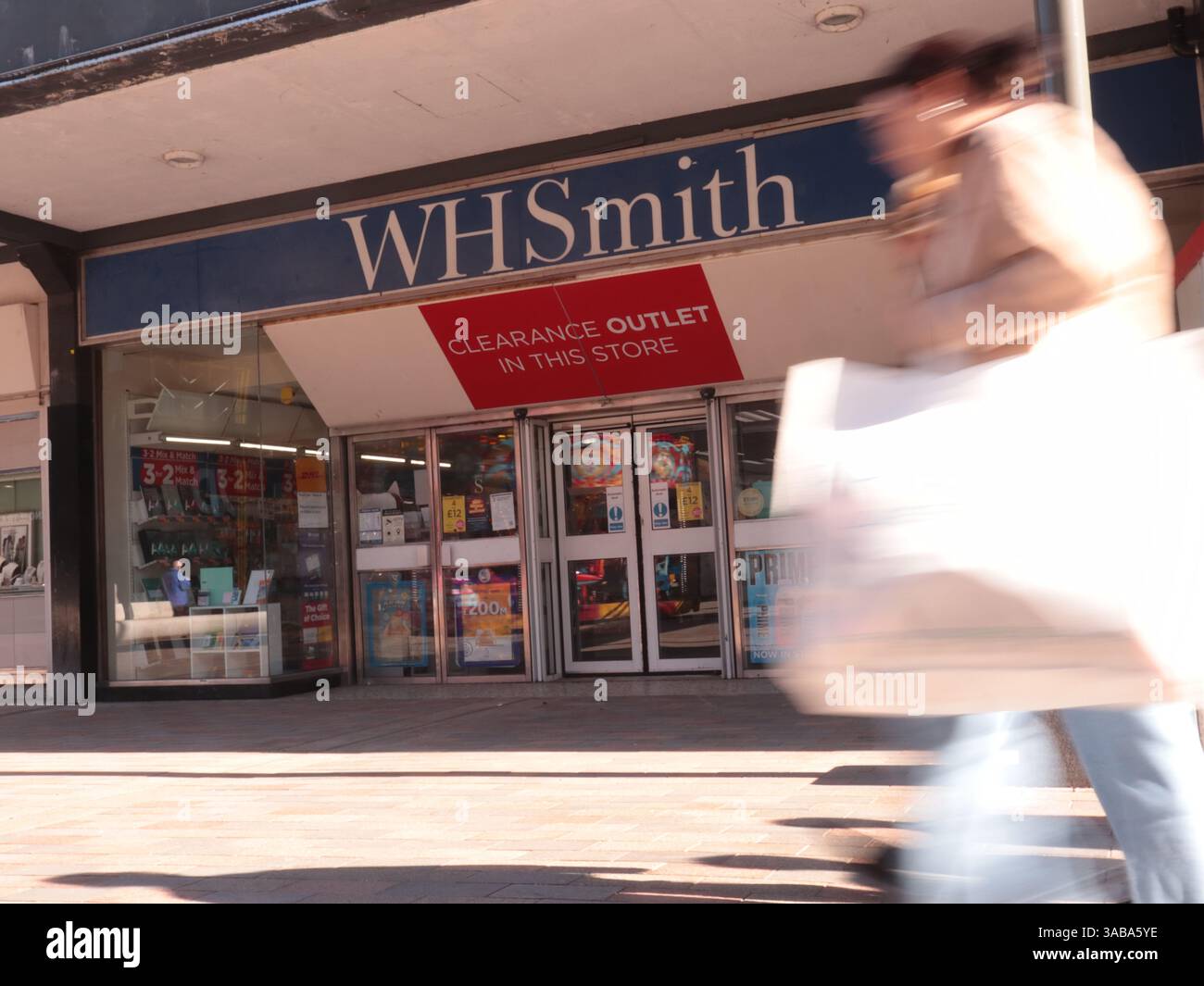 Stockport, Greater Manchester England UK 1st April 2025 WHSmith are ...
