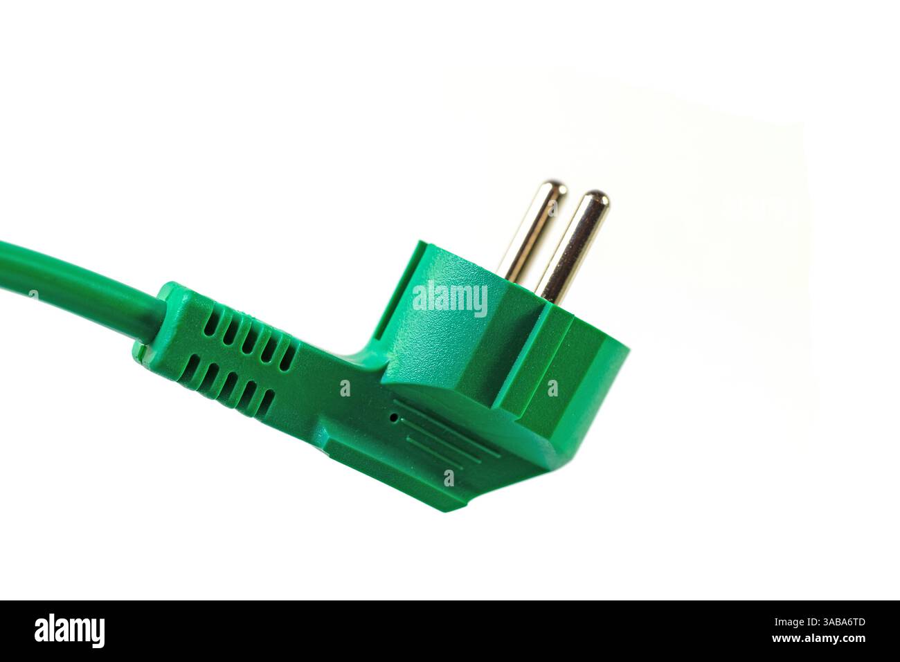 Green power cable, symbolic of green electricity Stock Photo - Alamy