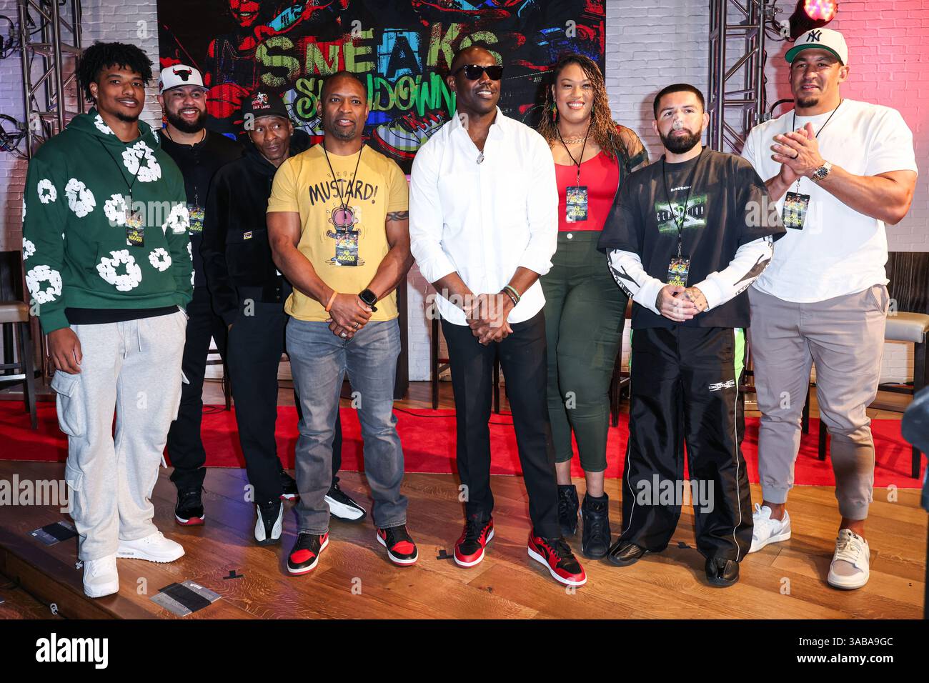 LAS VEGAS, NEVADA, USA - APRIL 01: Terique Owens, Hank Baskett, Shane ...