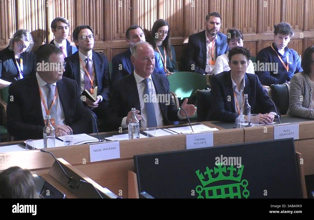(left to right) Nigel Wicking, Chief Executive, Heathrow Airline ...