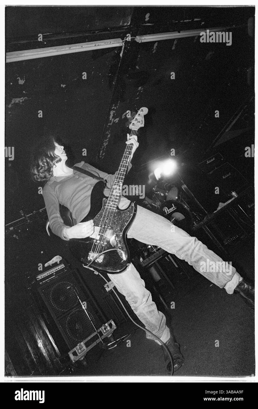 BABES IN TOYLAND, CONCERT, 1993: Maureen Herman the bass player with ...