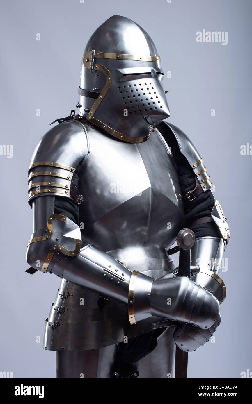Full Suit of Fourteenth Century Knight's Plate Armor. Impressive ...