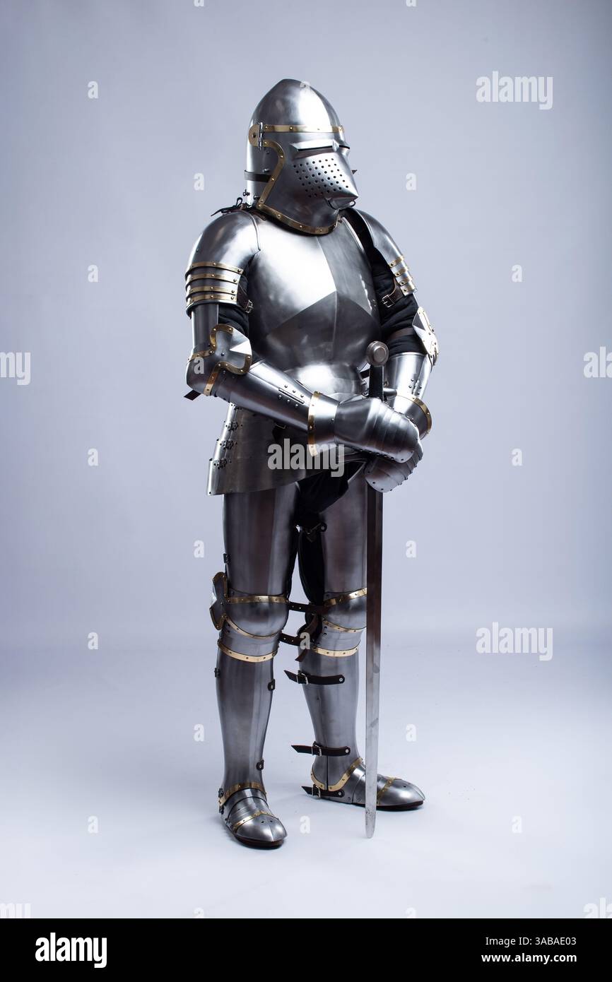Full Suit of Fourteenth Century Knight's Plate Armor. Impressive ...