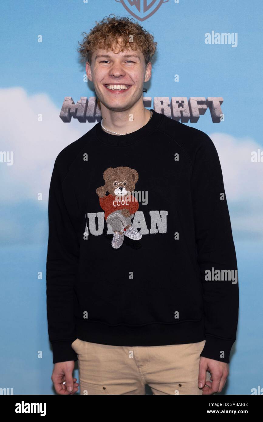 A Minecraft Movie Premiere AMSTERDAM, NETHERLANDS - APRIL 1: Quinn ...