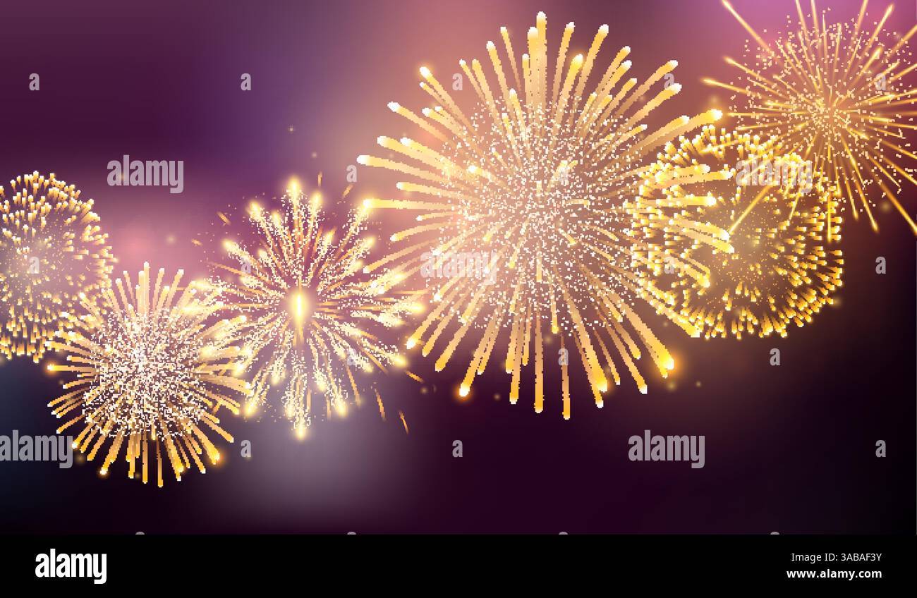 Fireworks burst explosion in Stock Vector Images - Alamy