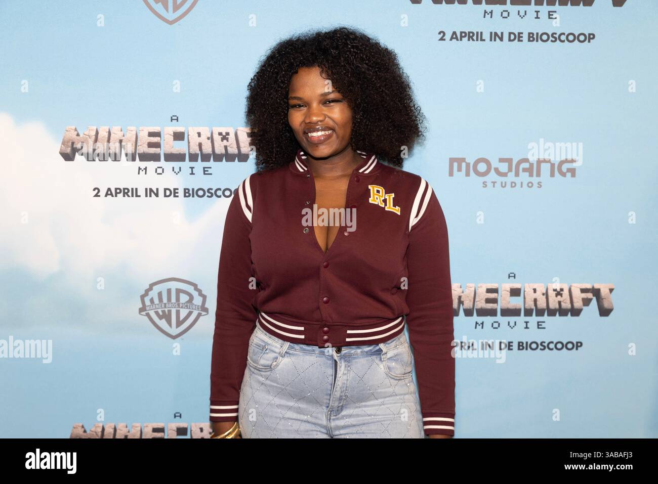 A Minecraft Movie Premiere AMSTERDAM, NETHERLANDS - APRIL 1: Emma la ...