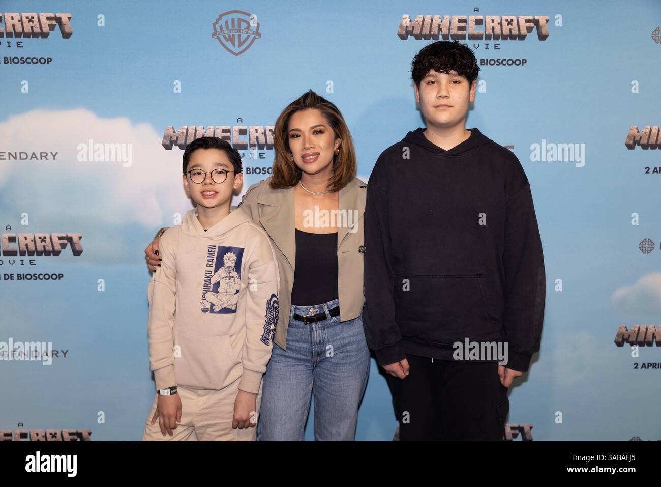 A Minecraft Movie Premiere AMSTERDAM, NETHERLANDS - APRIL 1: Kimmylien ...