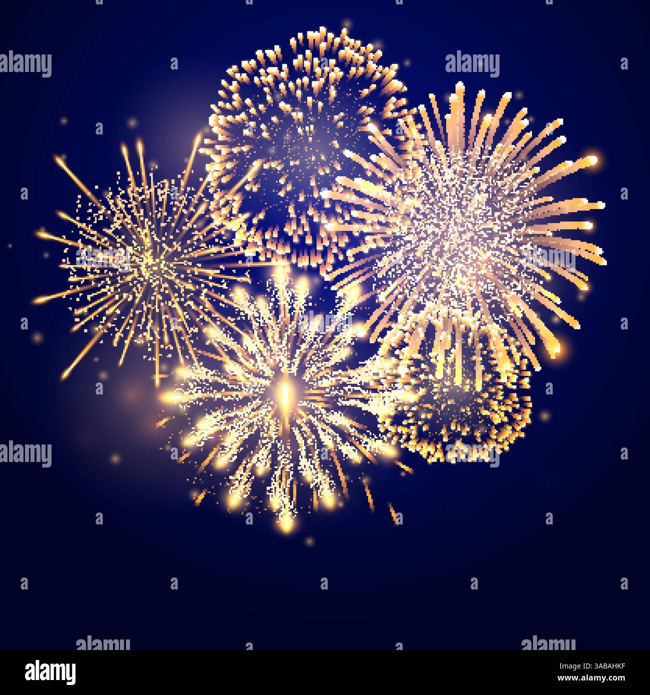 Blue firework explosion in Stock Vector Images - Alamy