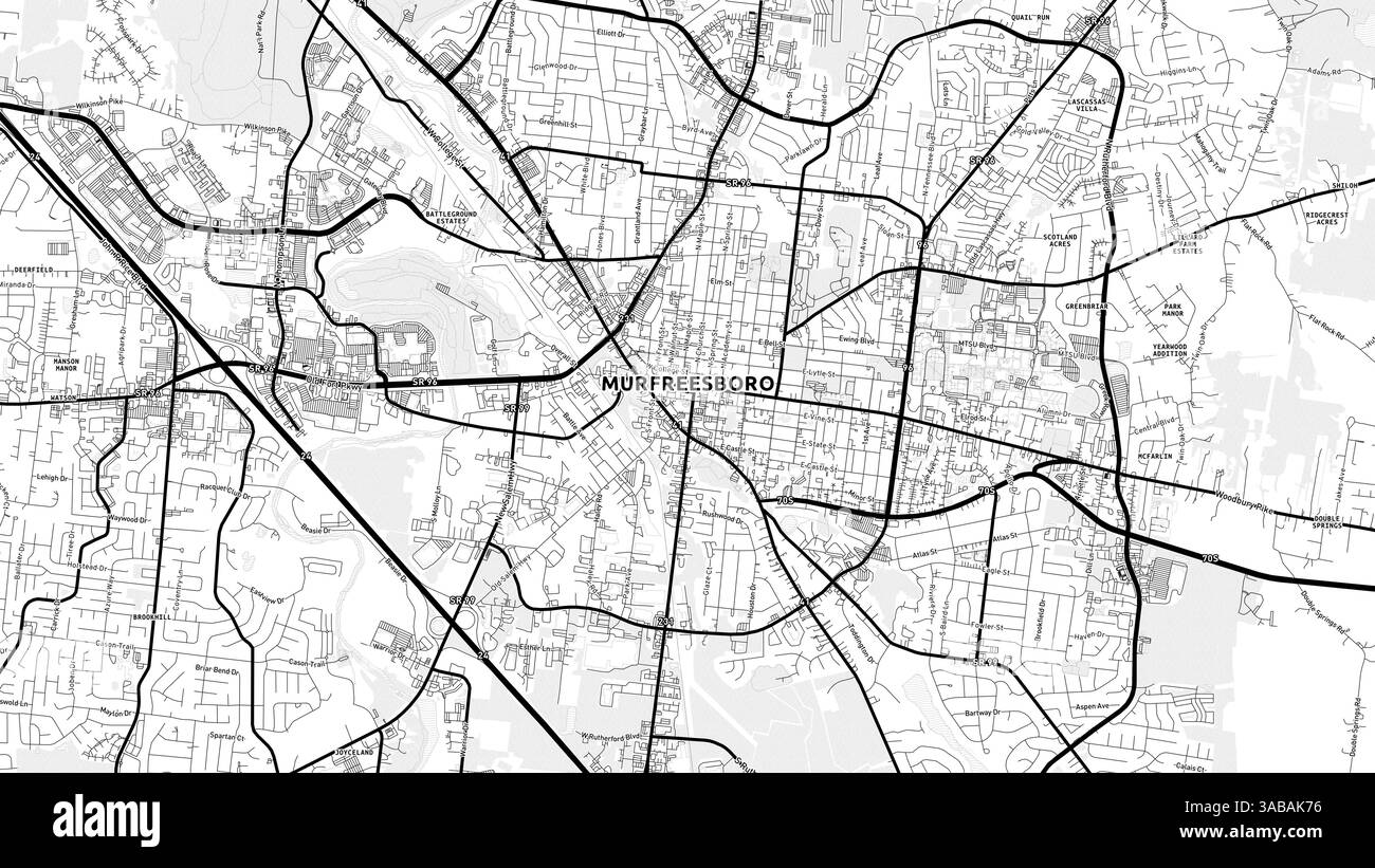 Murfreesboro Tn Neighborhood Map