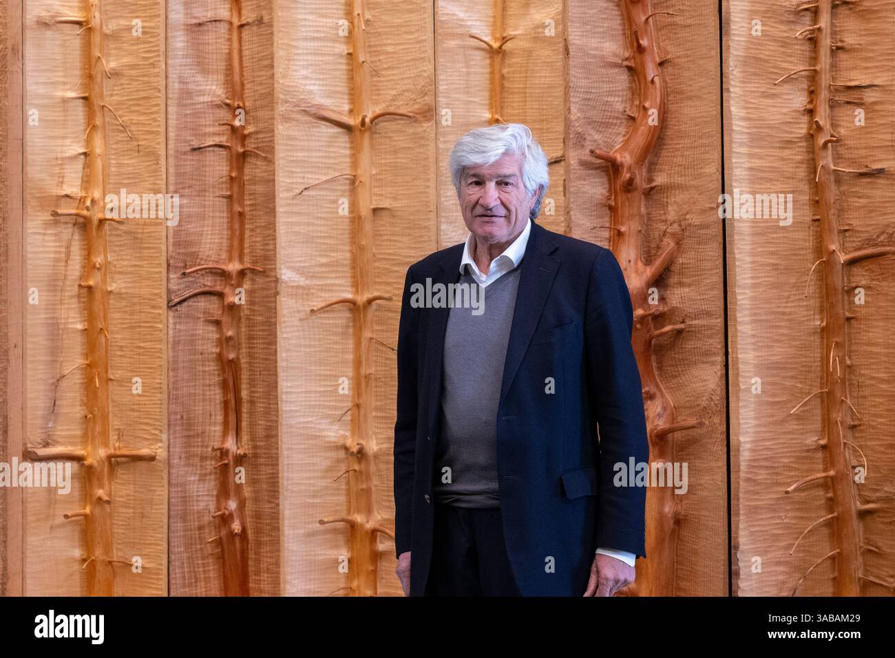 London, UK. 2 April 2025. Giuseppe Penone with ‘Alberi libro (Book ...