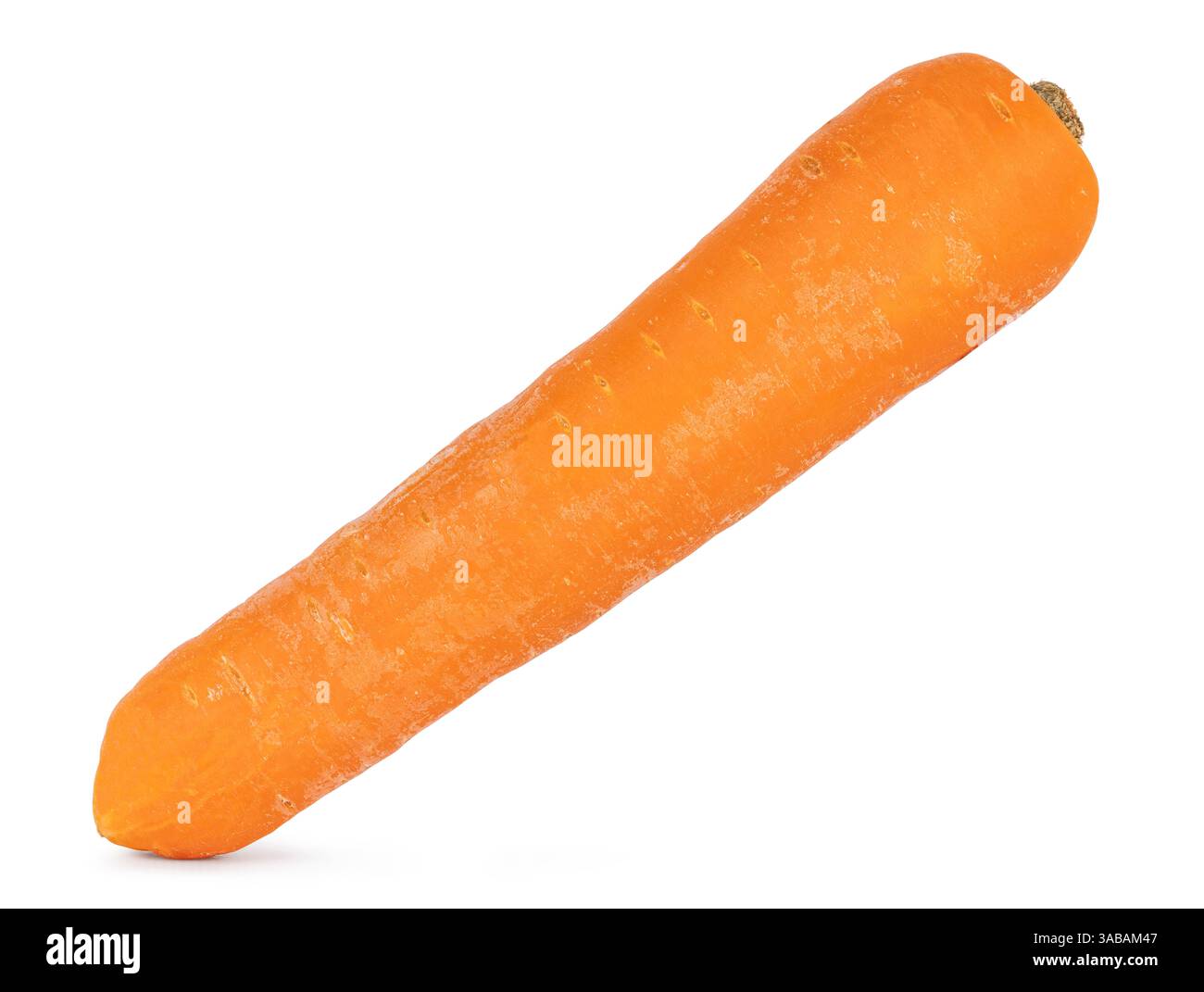 Carrot standing side ways. Isolated on a white background Stock Photo ...