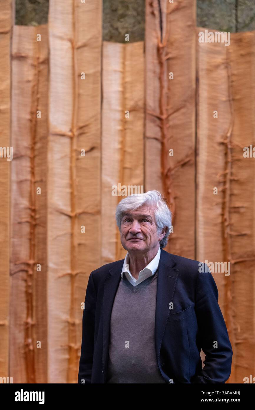 London, UK. 2 April 2025. Giuseppe Penone with ‘Alberi libro (Book ...