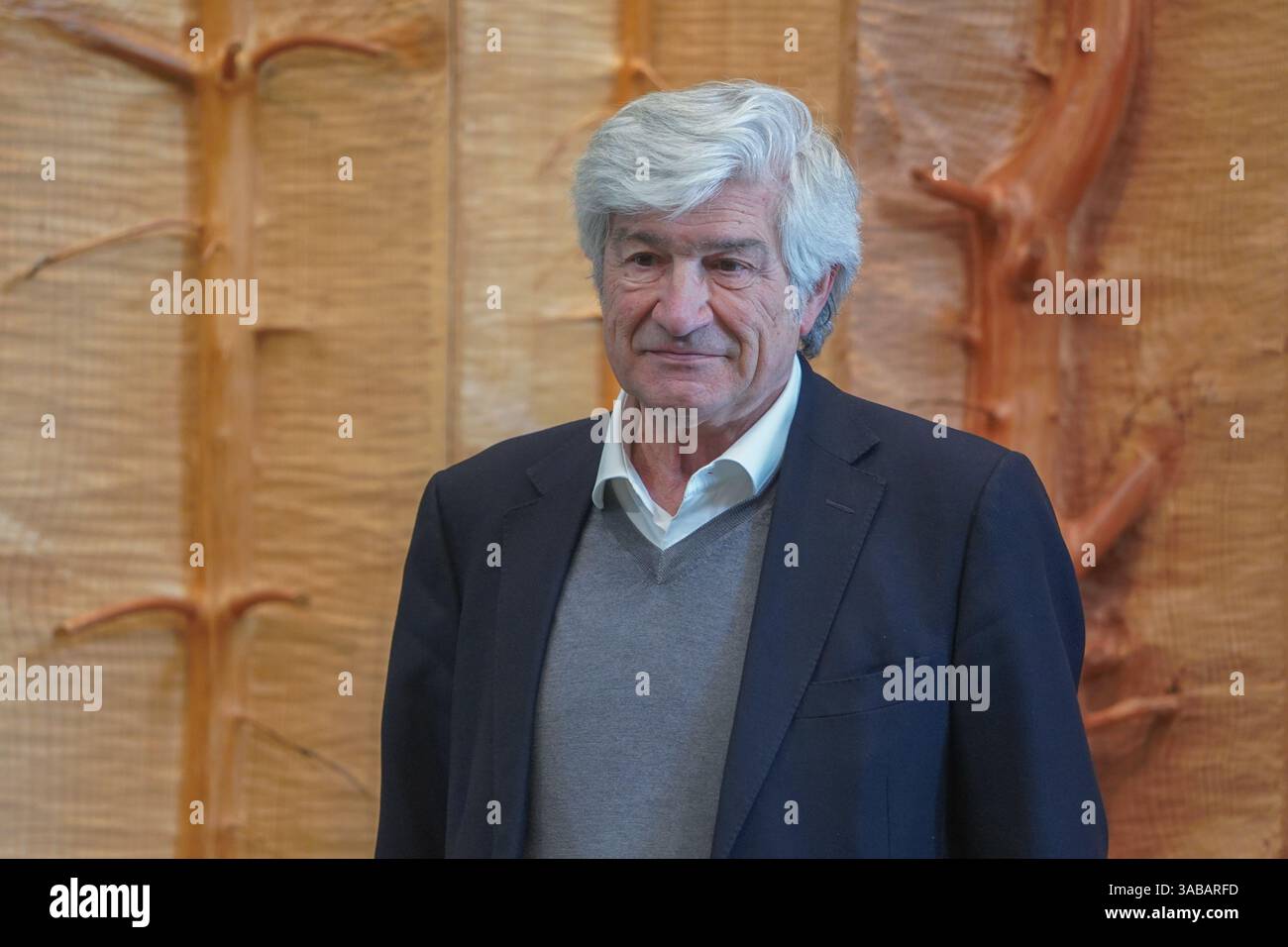 London, UK 2 April 2025. Image: Guiseppe Penone (pictured) with Alberi ...