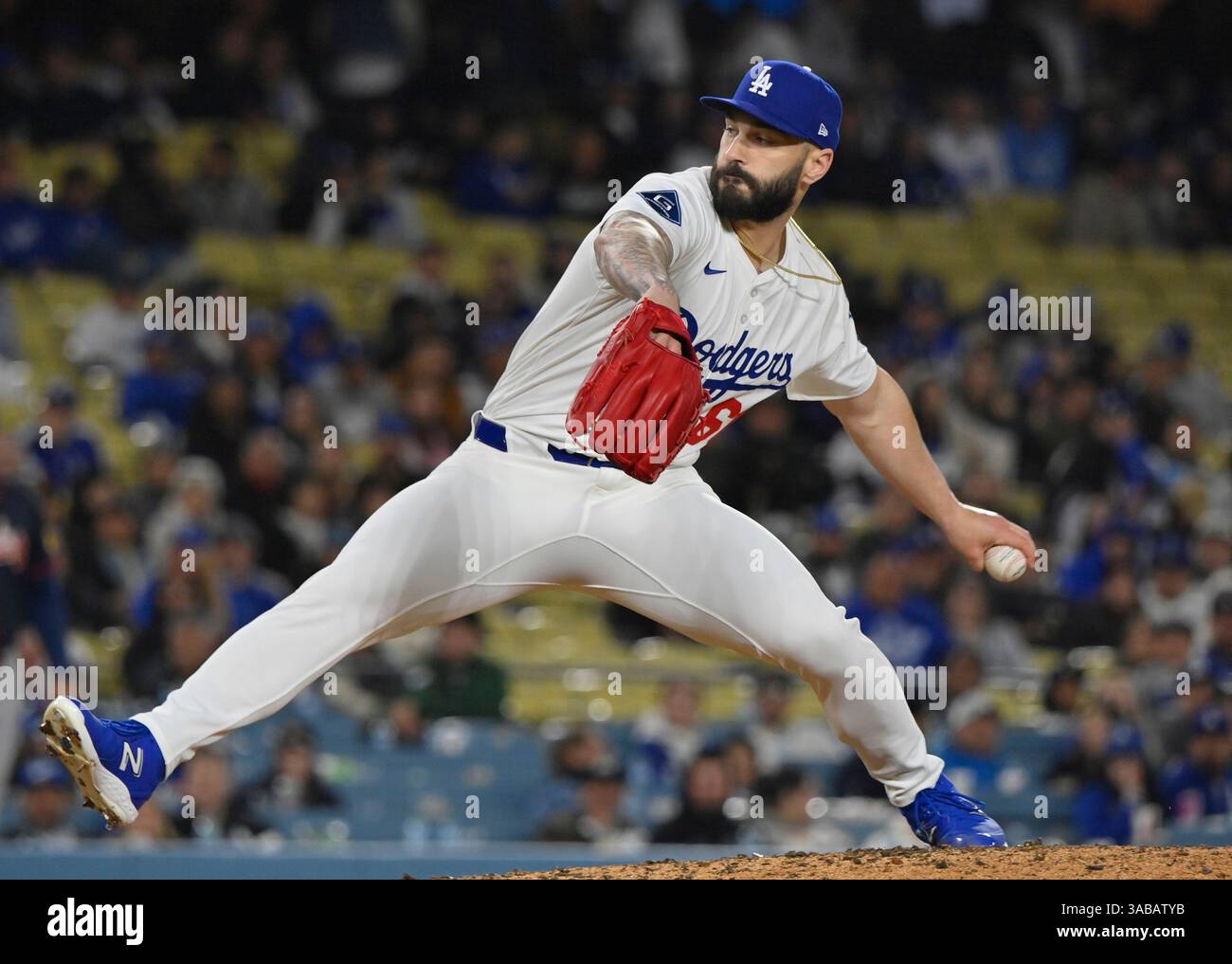 Los Angeles, United States. 01st Apr, 2025. Los Angeles Dodgers closing ...