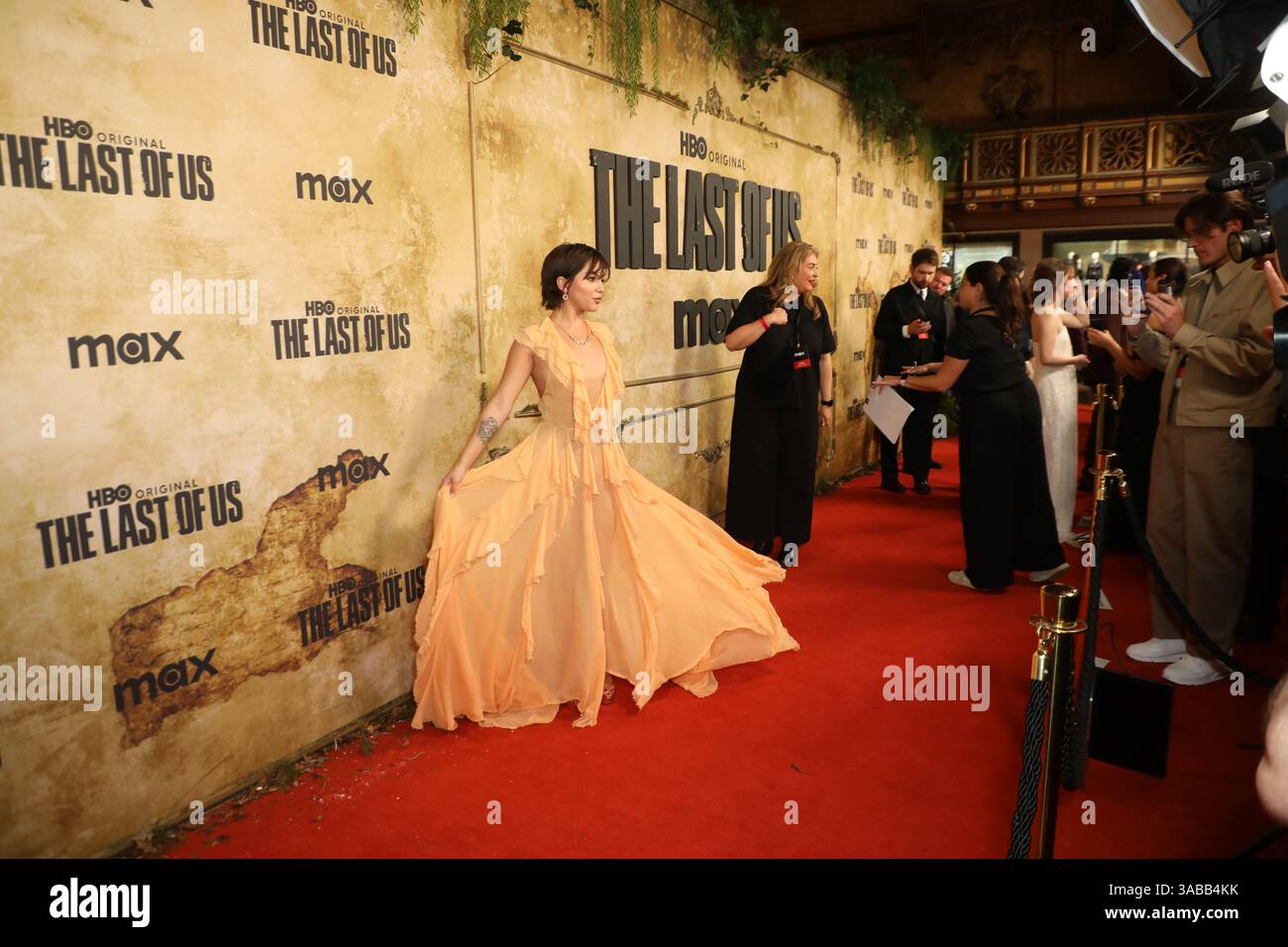 Sydney, Australia. 2nd April 2025. Isabela Merced (Dina) attends the ...