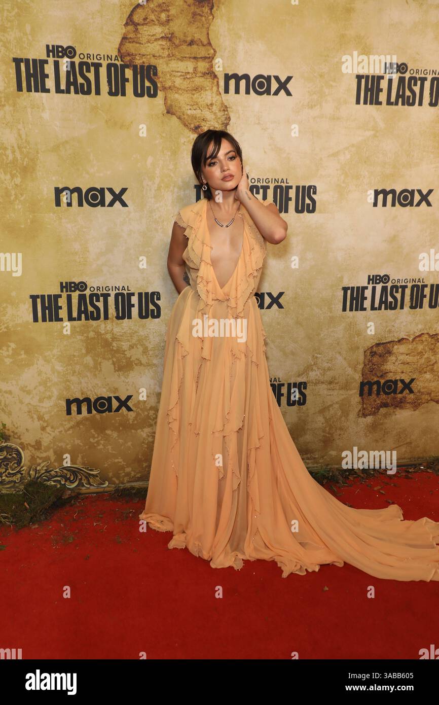 Sydney, Australia. 2nd April 2025. Isabela Merced (Dina) attends the ...