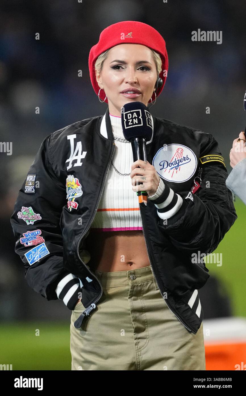 Naples, Italy. 30 Mar, 2025. Italian singer Serena Brancale before the ...