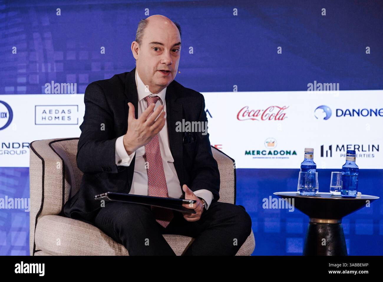 MAPFRE Vice President José Manuel Inchausti, speaking at the ...