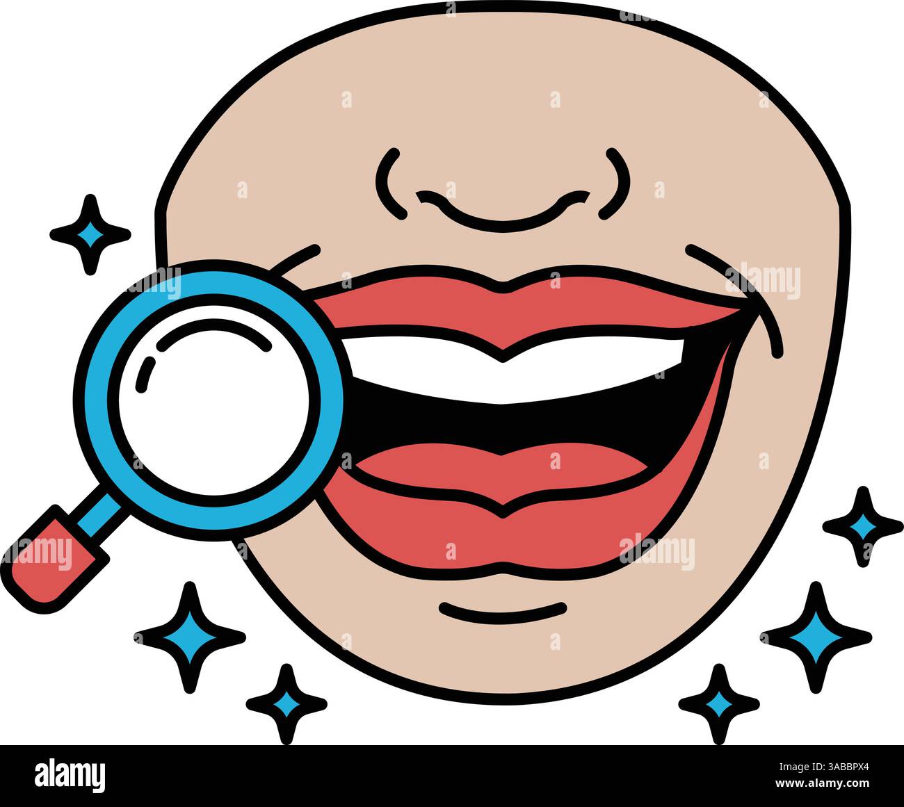 Pop art mouth open hi-res stock photography and images - Alamy