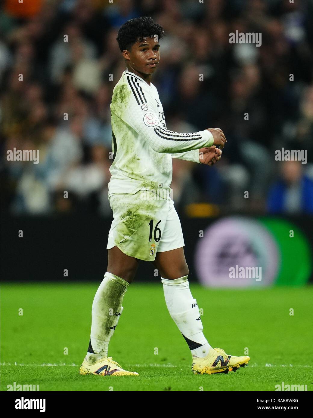 Madrid, Spain. 02nd Apr, 2025. Endriclk Felipe of Real Madrid during ...