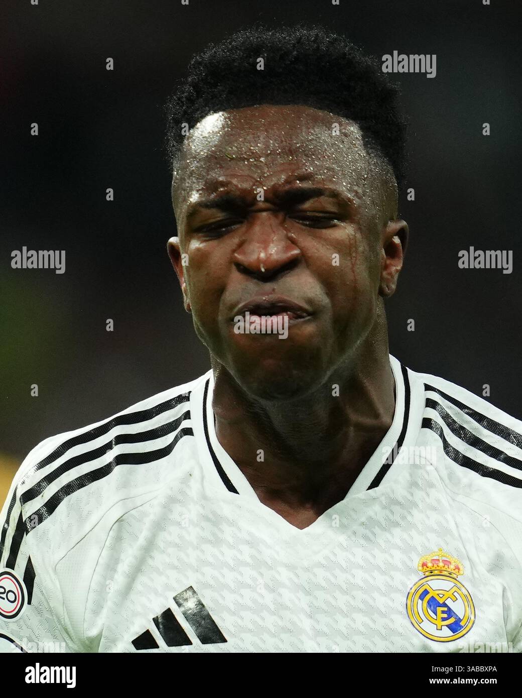Madrid, Spain. 02nd Apr, 2025. Vinicius Junior of Real Madrid during the Copa del Rey match ...