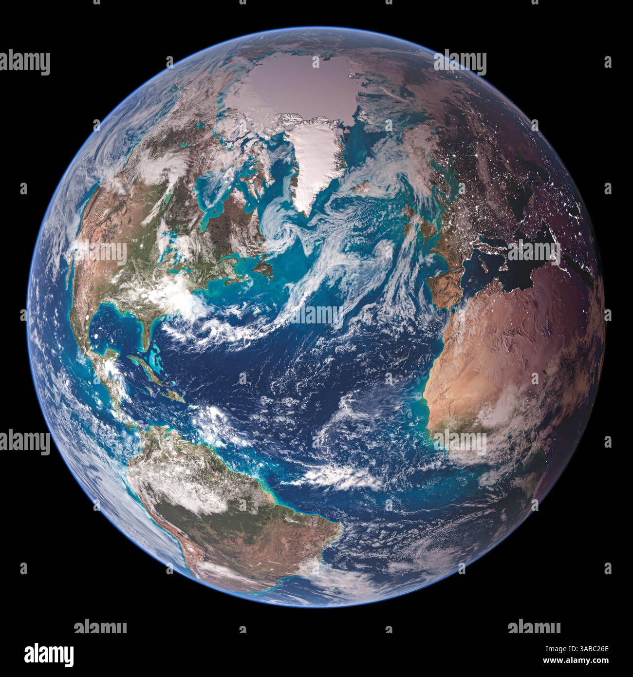 Whole planet earth from hi-res stock photography and images - Alamy