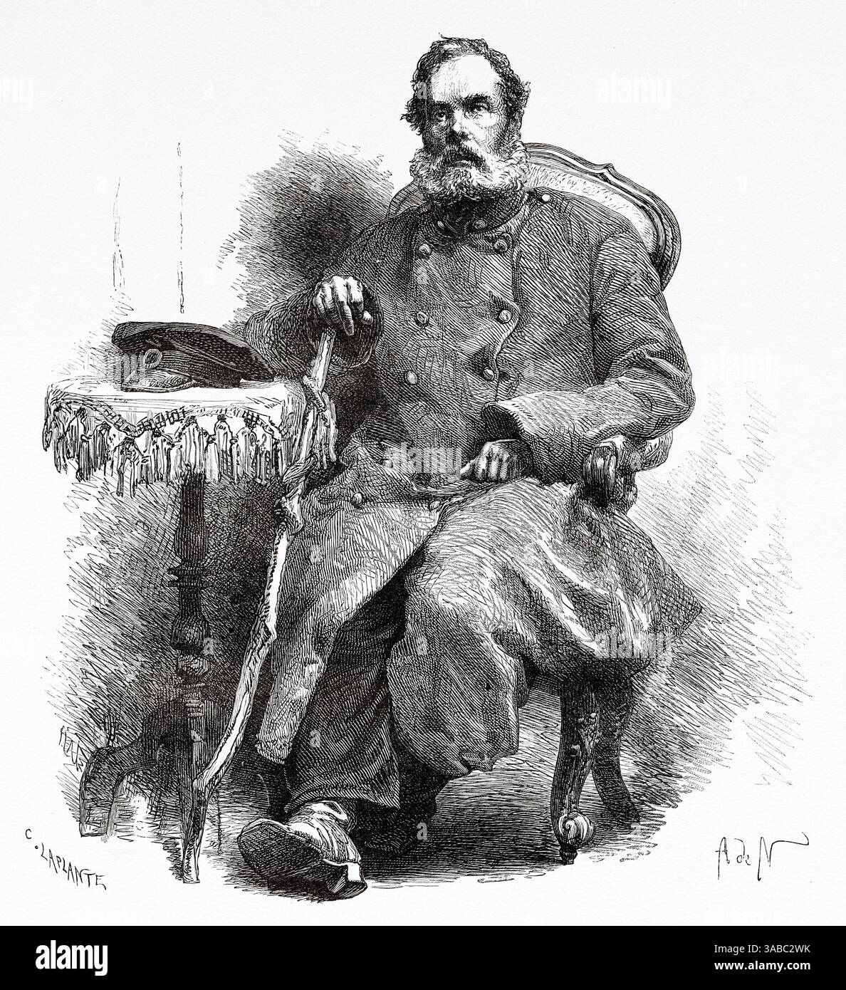 Nikolai Sazontovich Ilyin (1809-1890) Russian military officer, writer ...