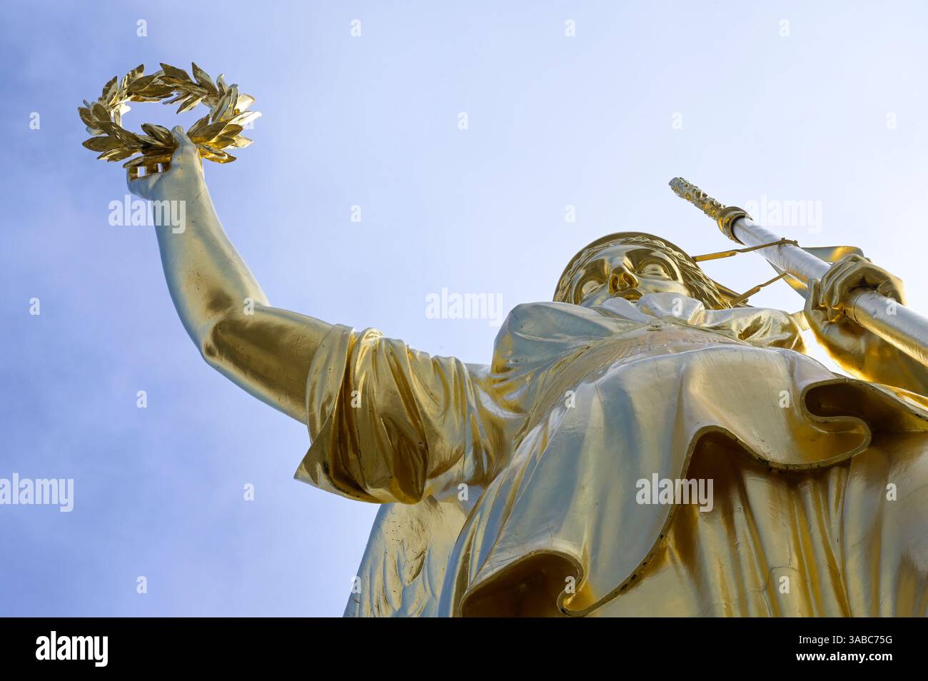 GERMANY, capital city Berlin, famous sights and landmark, golden ...