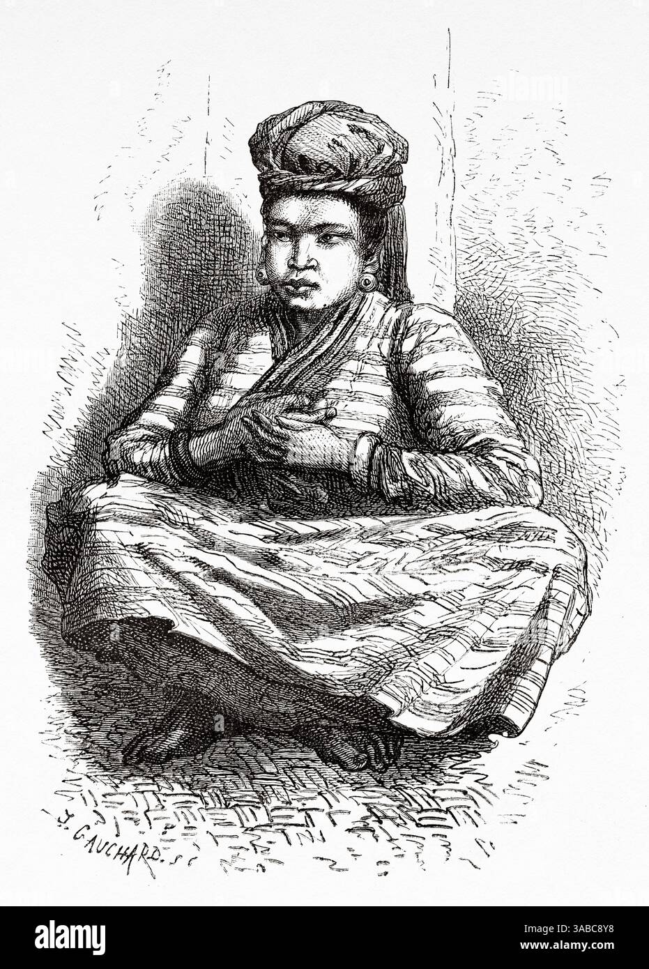 A woman from Muong Lim, Laos. Indochina Peninsula, Southeast Asia ...