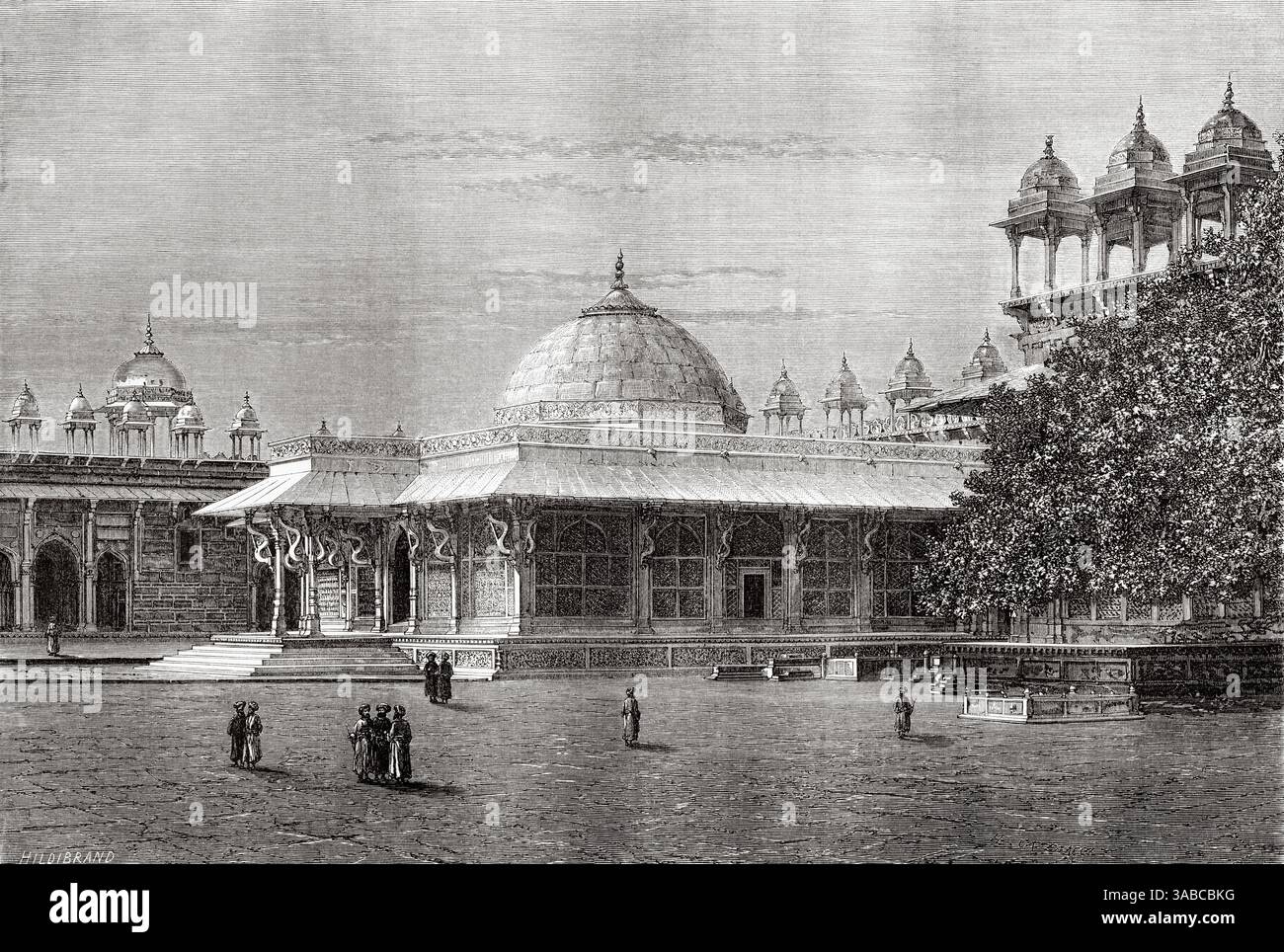 Marble Jama Masjid Mosque, Fatehpur Sikri, Agra District of Uttar ...